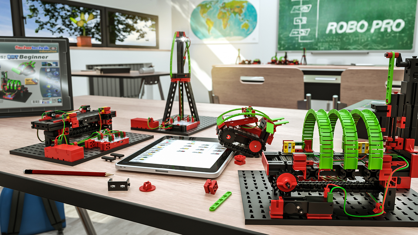 El kit de construcción para niños de todas las edades | fischertechnik